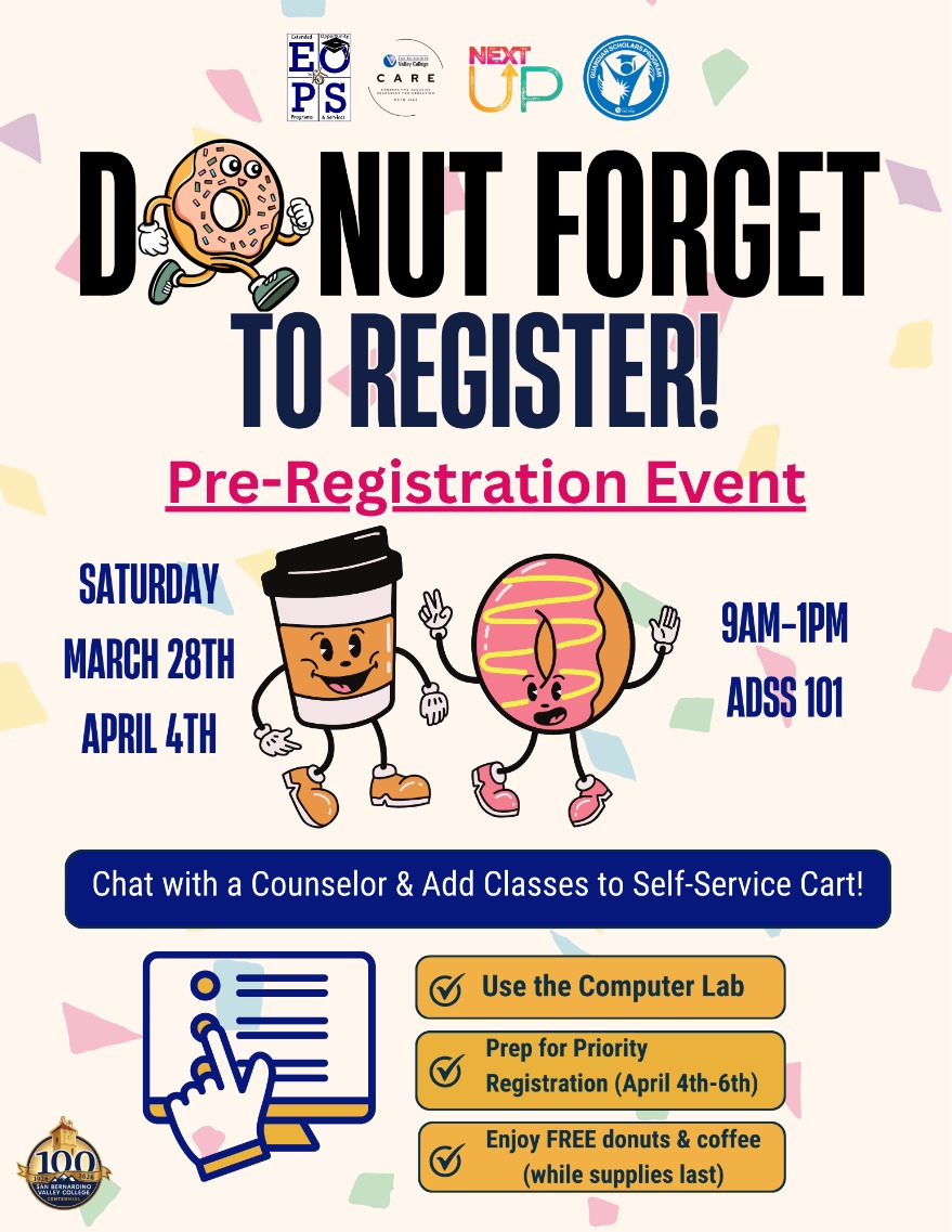 EOPS and Friends Presents..."DONUT FORGET TO REGISTER!": a PRE ...
