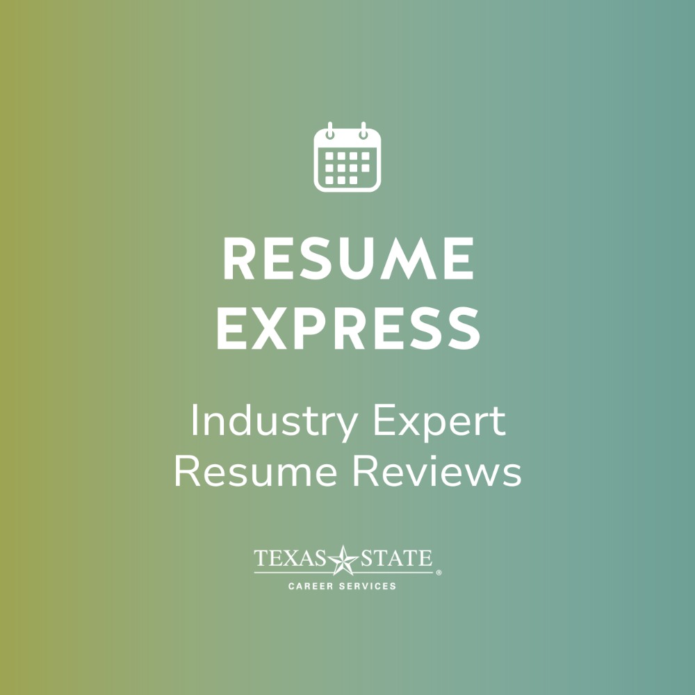 Career Events : Career Services : Texas State University