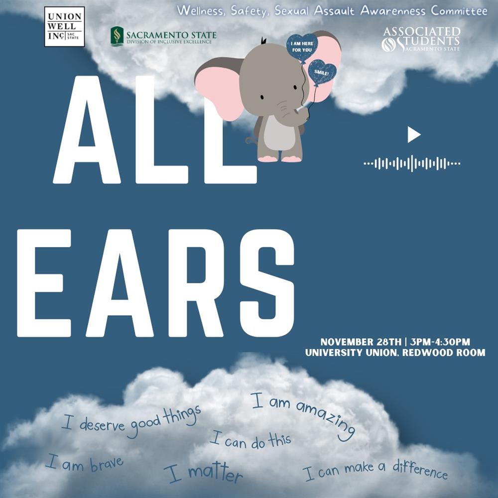 All Ears, Monday, November 28, 2022, 3 - 4:30pm