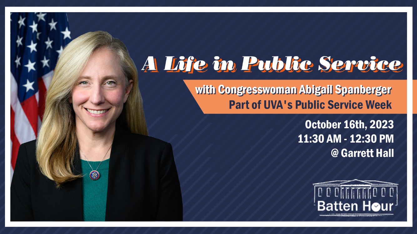 Batten Hour: Rep. Abigail Spanberger -- A Life in Public Service ...