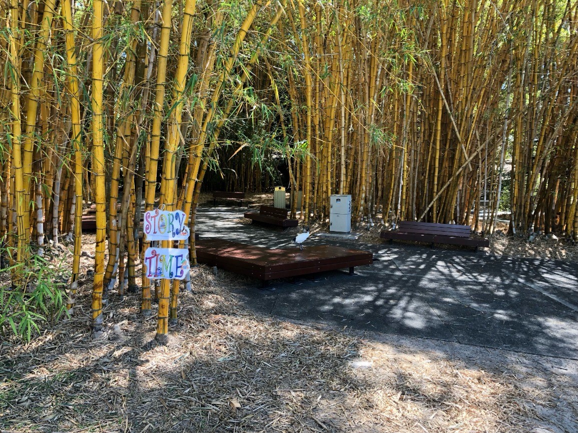 First 5 Forever nature play in the Bamboo Grove at Mt Coot-tha Library ...