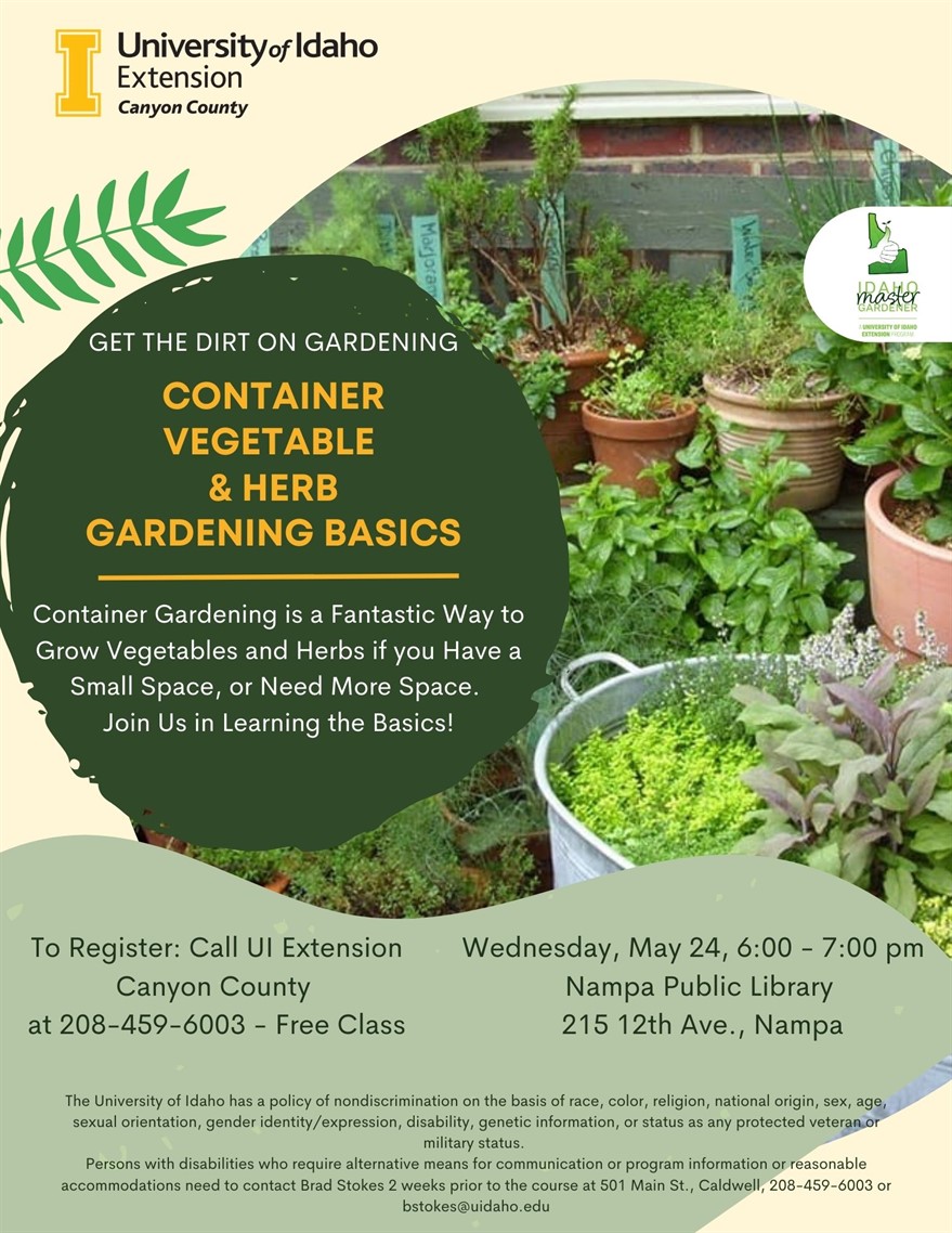 Extension Vegetable Gardening In Containers Vegetable Gardening In