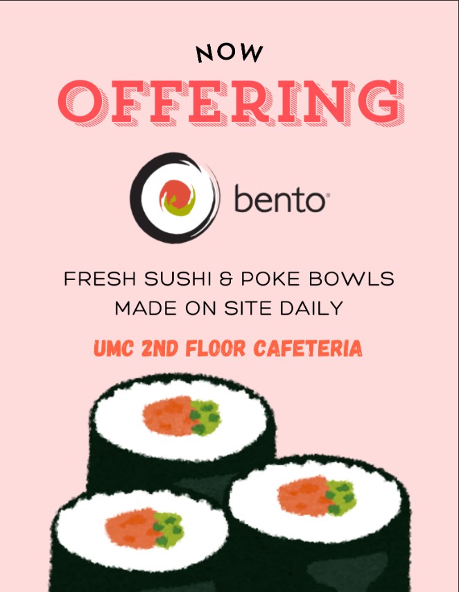 Cafe Now Offering Bento Sushi, Wednesday, June 26, 5pm - Wednesday ...