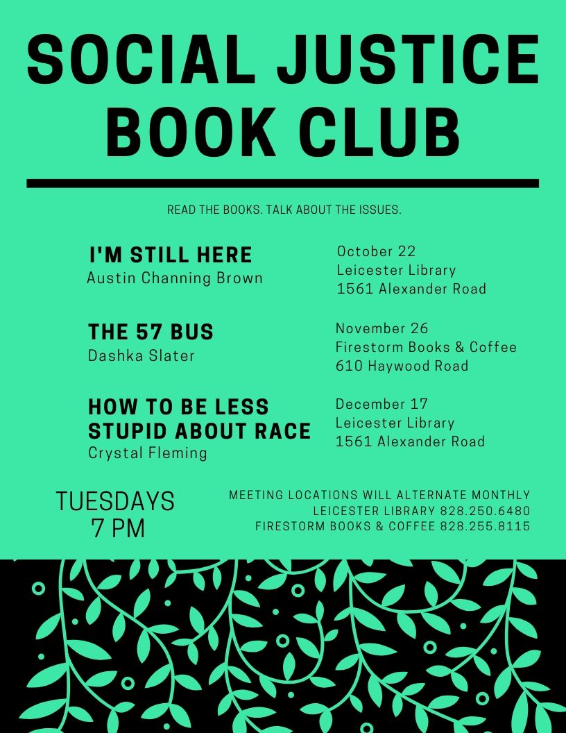 Social Justice Book Club - Asheville.com