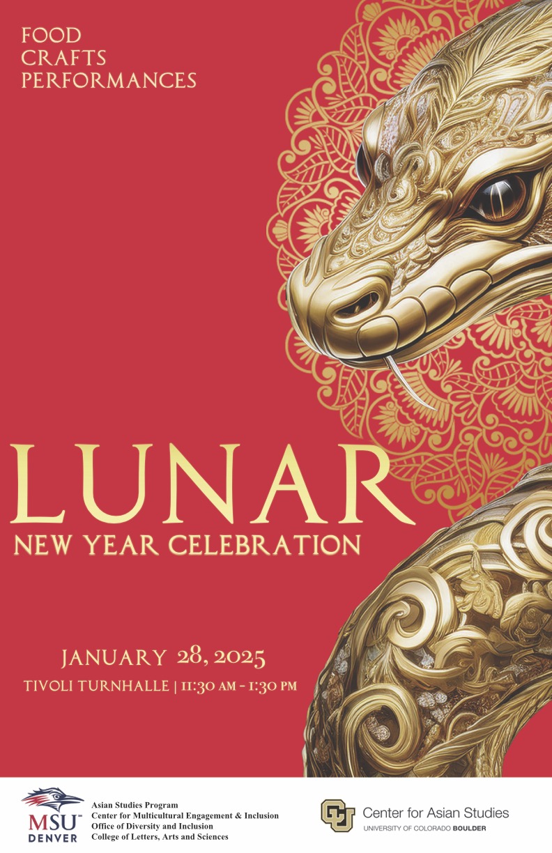 Lunar New Year Celebration, Tuesday, January 28, 2025, 11:30am - 1:30pm