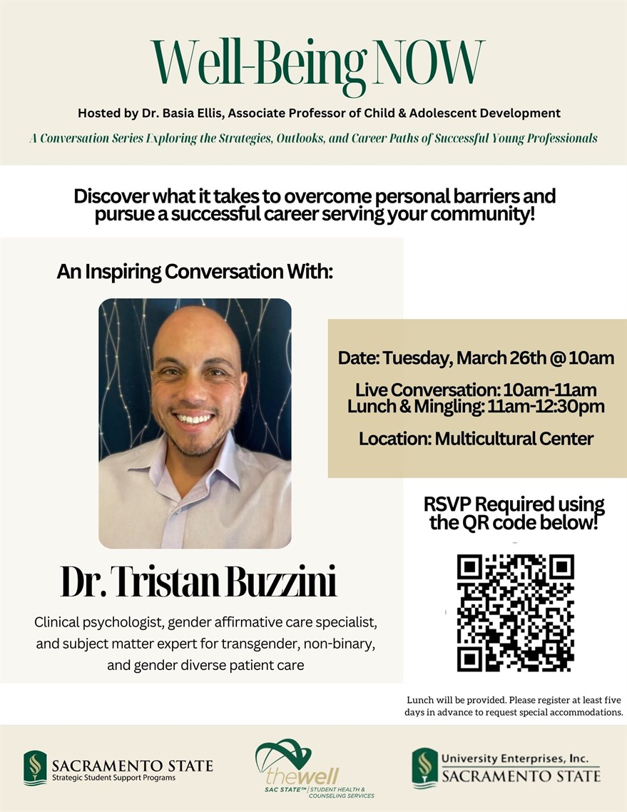 Well-Being NOW: A Conversation Series with Young Professionals, Tuesday ...