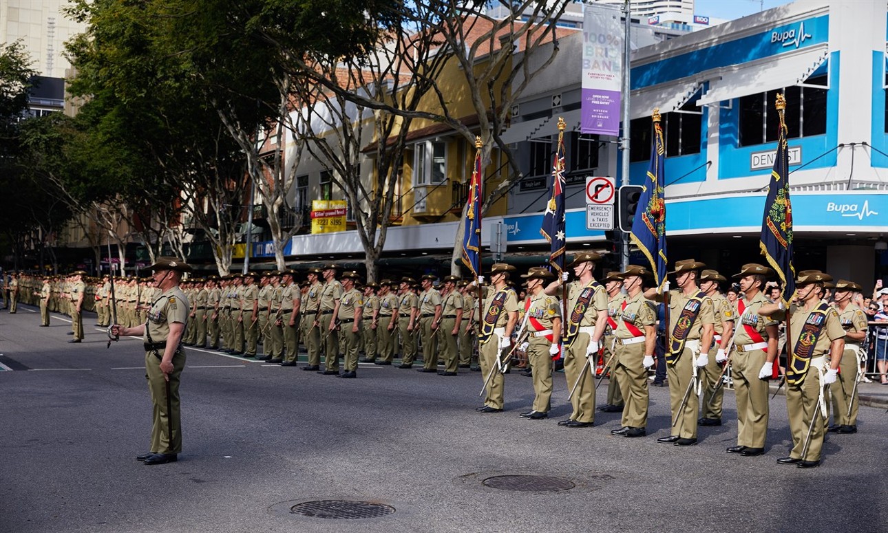 Freedom of Entry parade – Starting at Adelaide Street, Brisbane ...