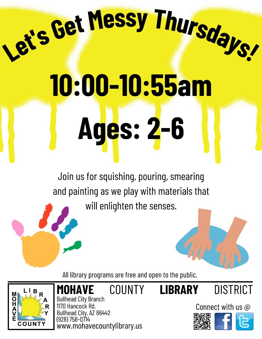 Mohave County Library: Let’s Get Messy Thursday | SciTech Institute