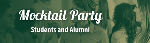 Networking Mocktail Party, Wednesday, March 6, 2024, 5:30 - 7:30pm