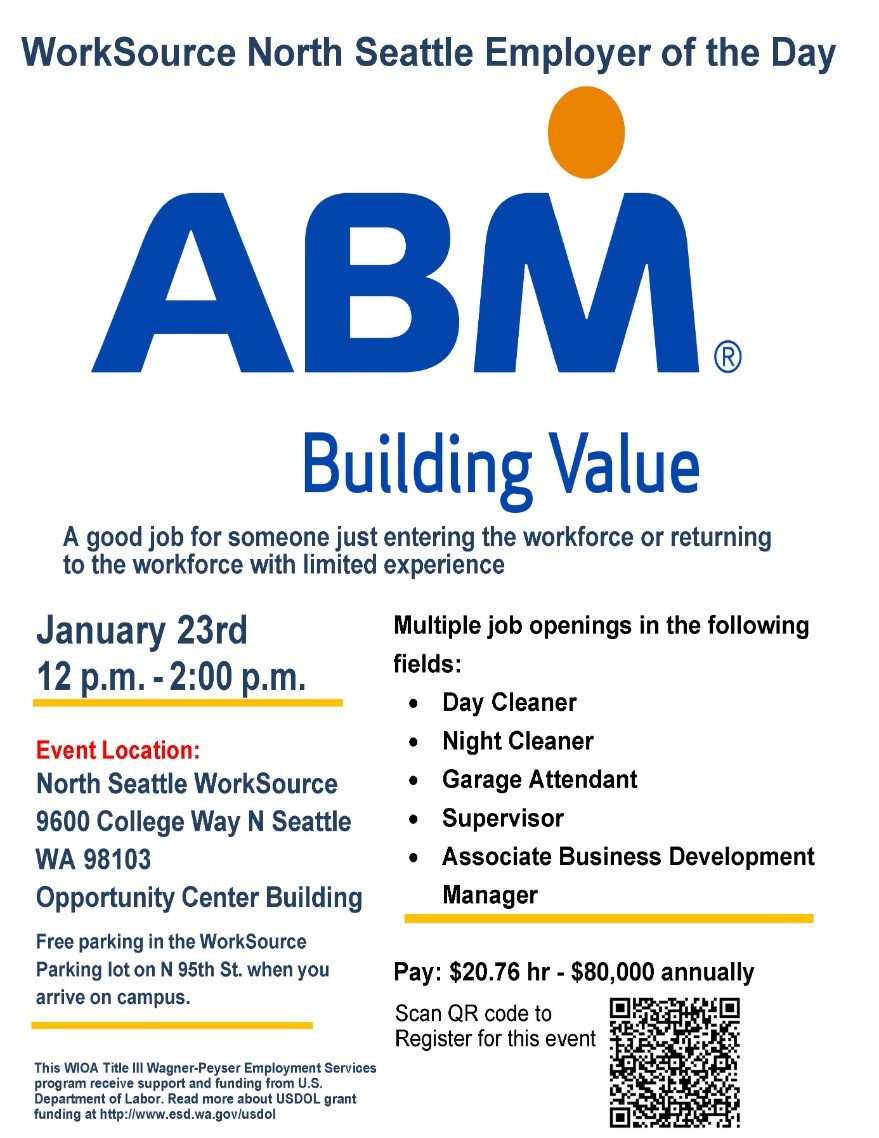 WorkSource North Seattle Employer of the Day- ABM - WorkSource Seattle ...