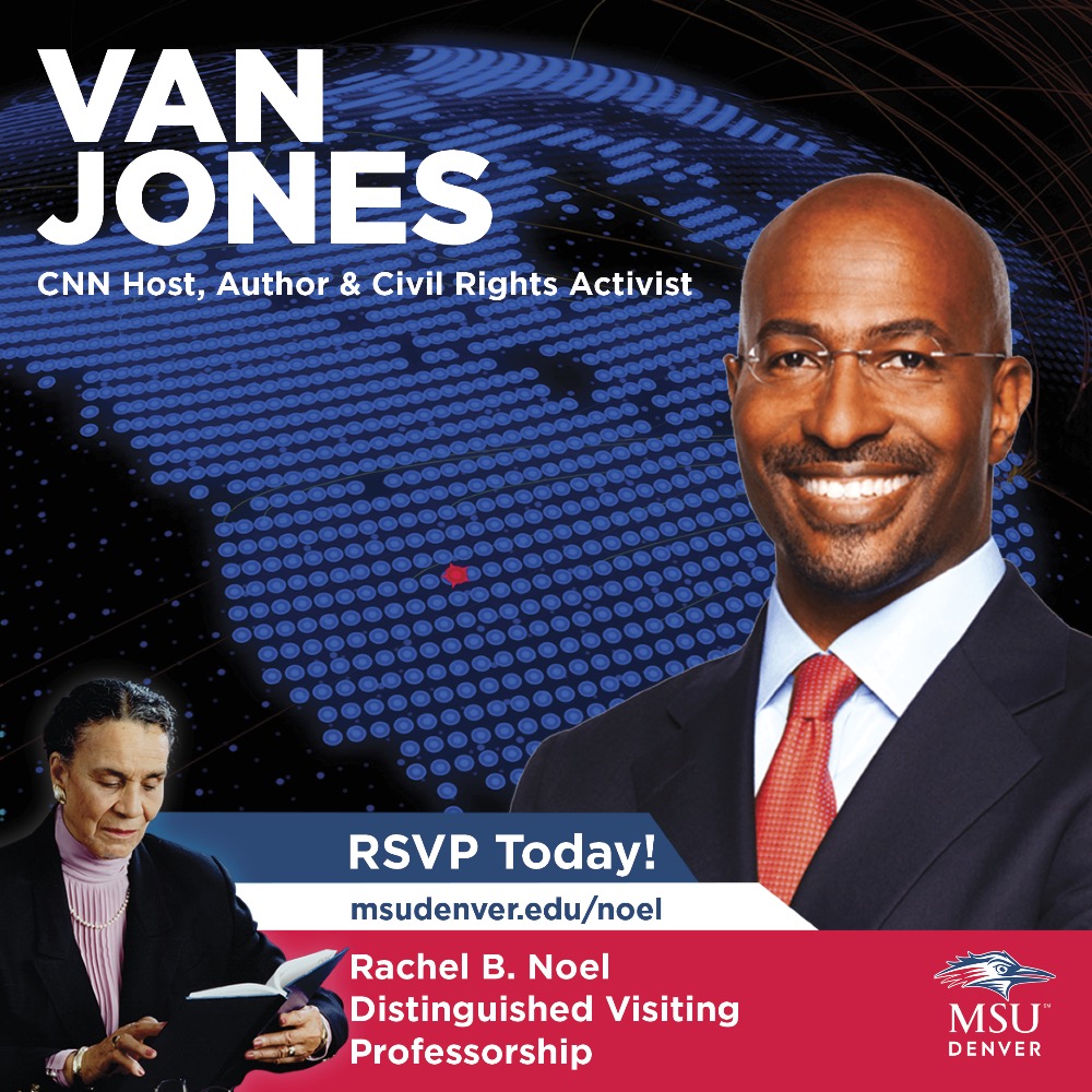 Van Jones: Rachel B. Noel Professorship Event, Wednesday, April 23 ...