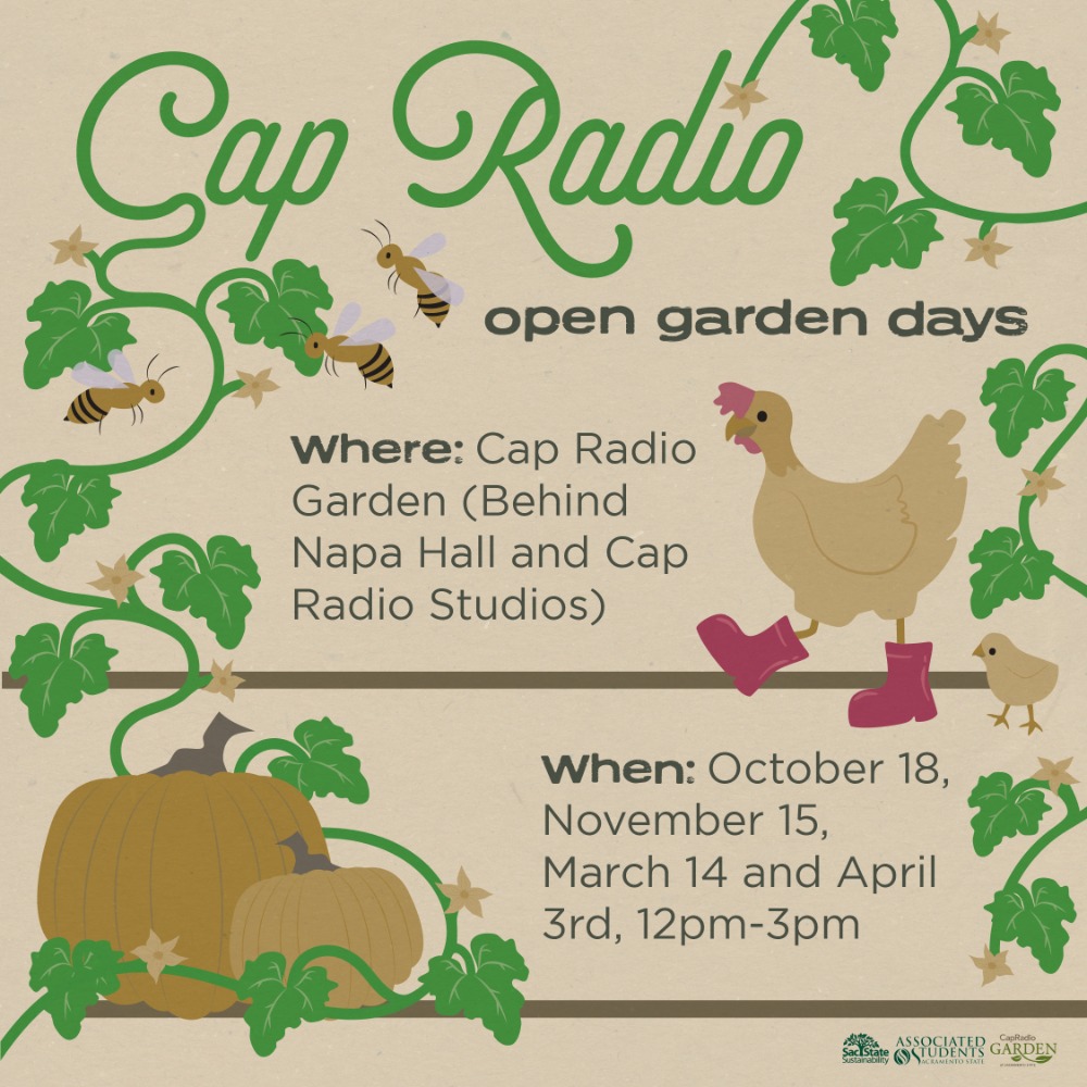 Cap Radio Garden Days, Friday, November 15, 2024, 12 - 3pm