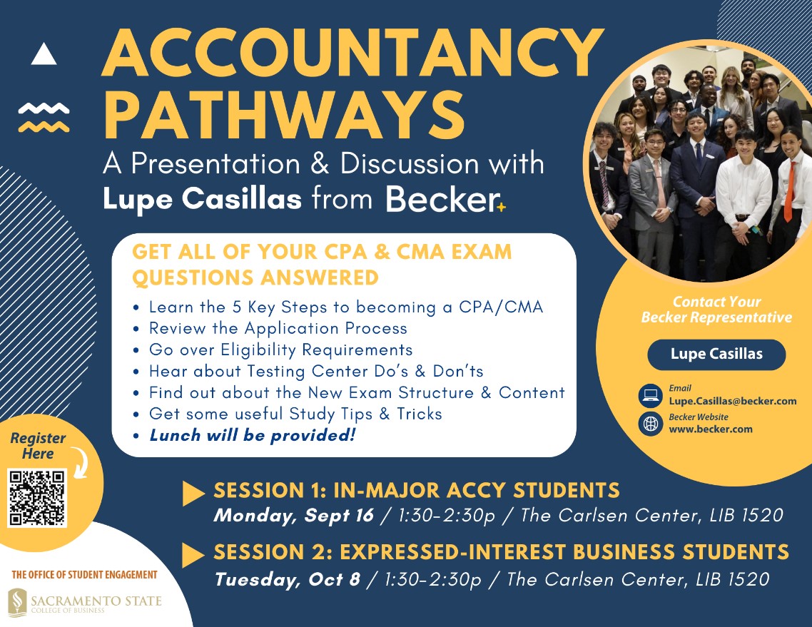 Accountancy Pathways Presentation/Q&A with Becker - In-Major ACCY ...