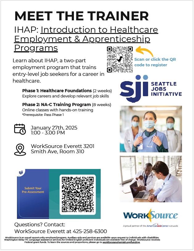 MEET THE TRAINER - IHAP: Introduction to Healthcare Employment ...